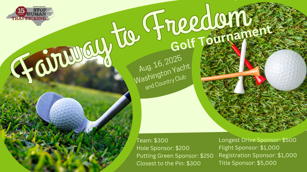 Fairway to Freedom - NC Stop Human Trafficking